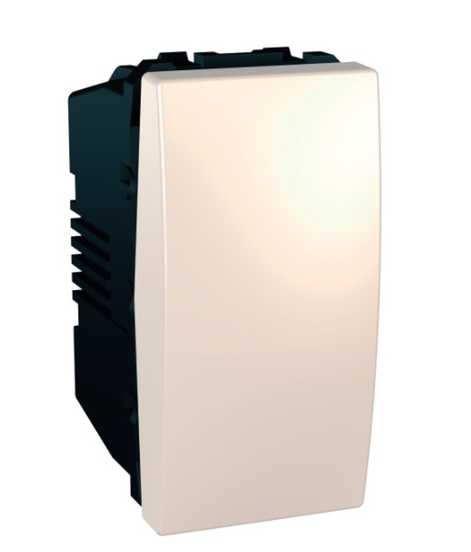 Rocker Switch - 1-Way - 16A - 250VAC - Ivory - AZenergy