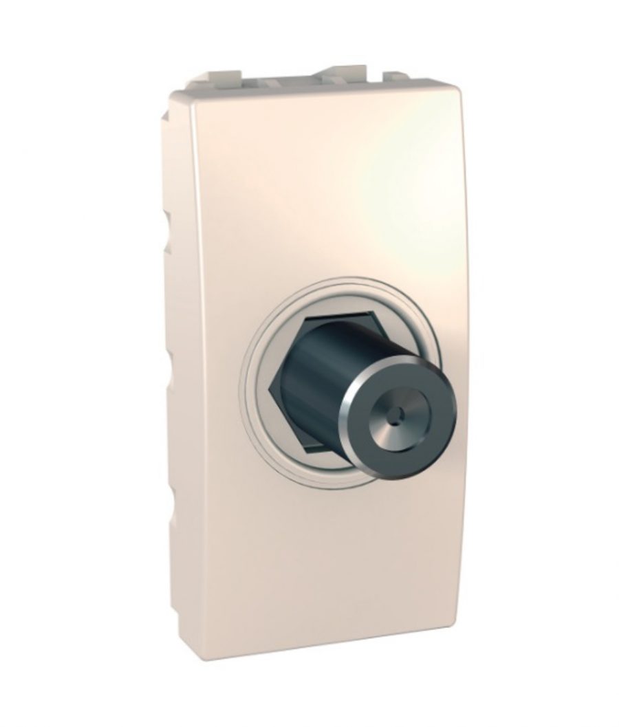 TV Coaxial Cable Socket Outlet - Ivory - Azenergy