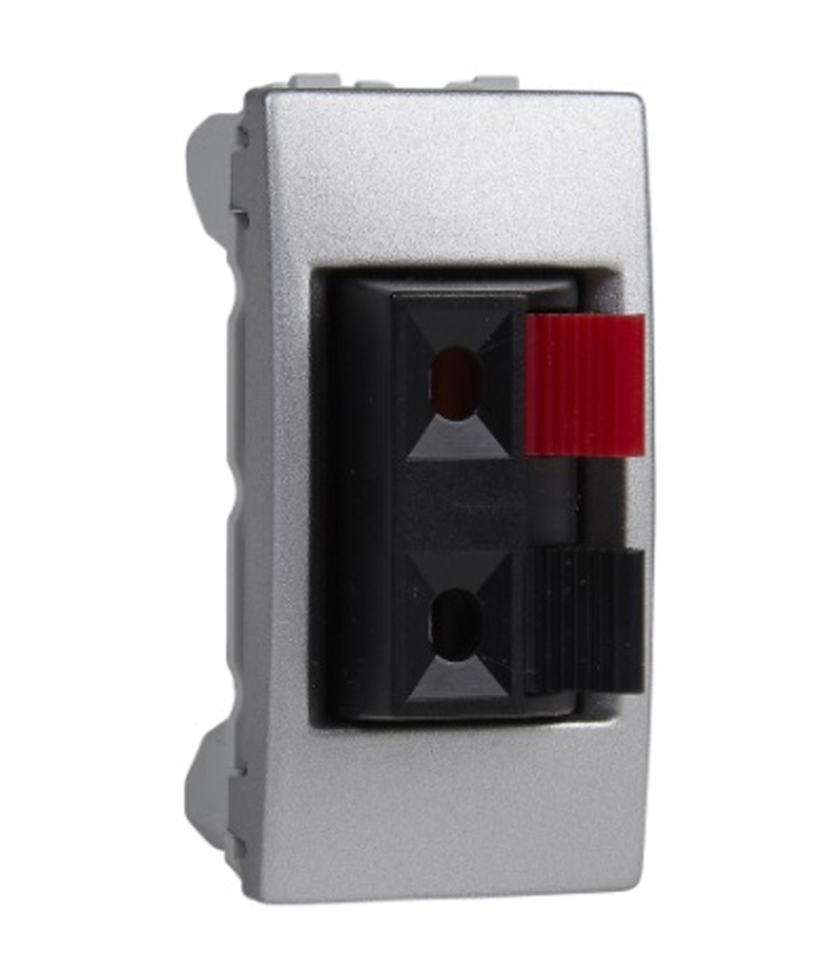 Loudspeaker Socket Outlet - Aluminium - AZenergy