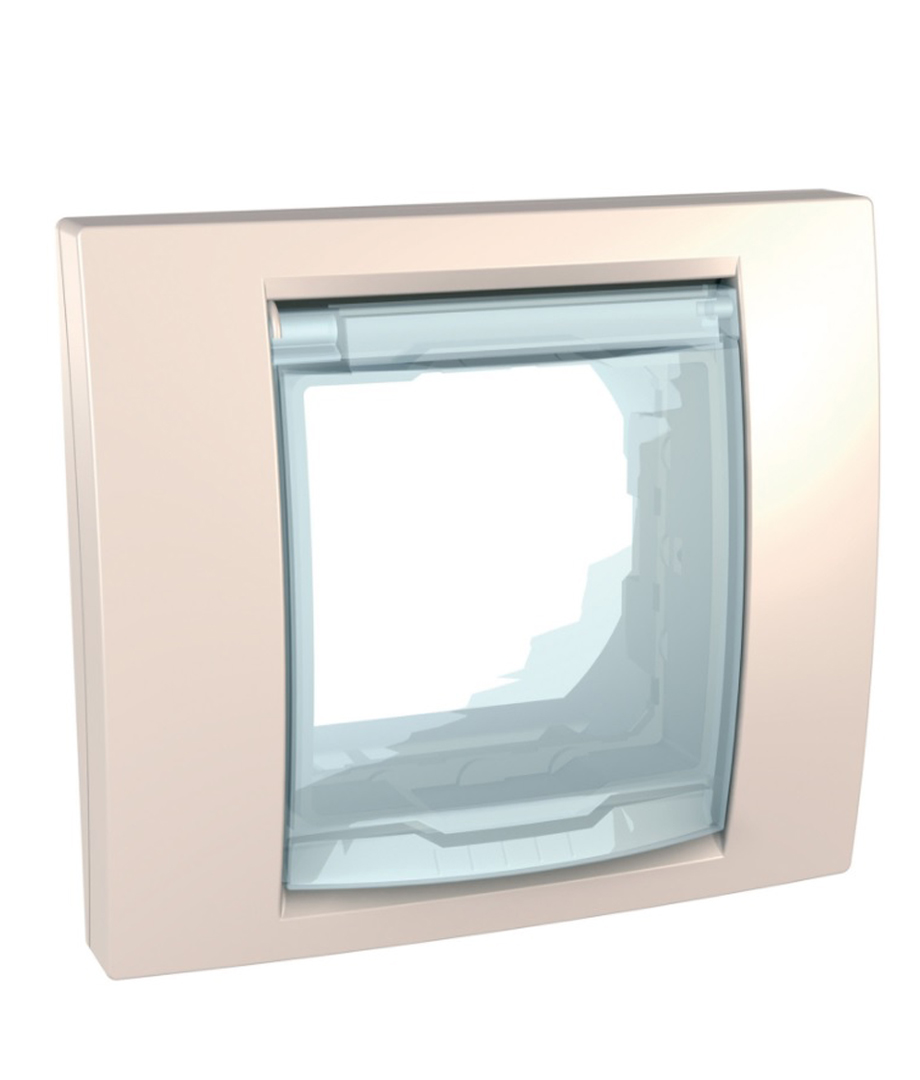 Cover Frame (2 modules) IP44 - Ivory - AZenergy