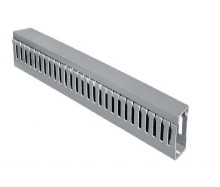 Slotted Cable Trunking with Cover - 40*40mm - White - AZenergy