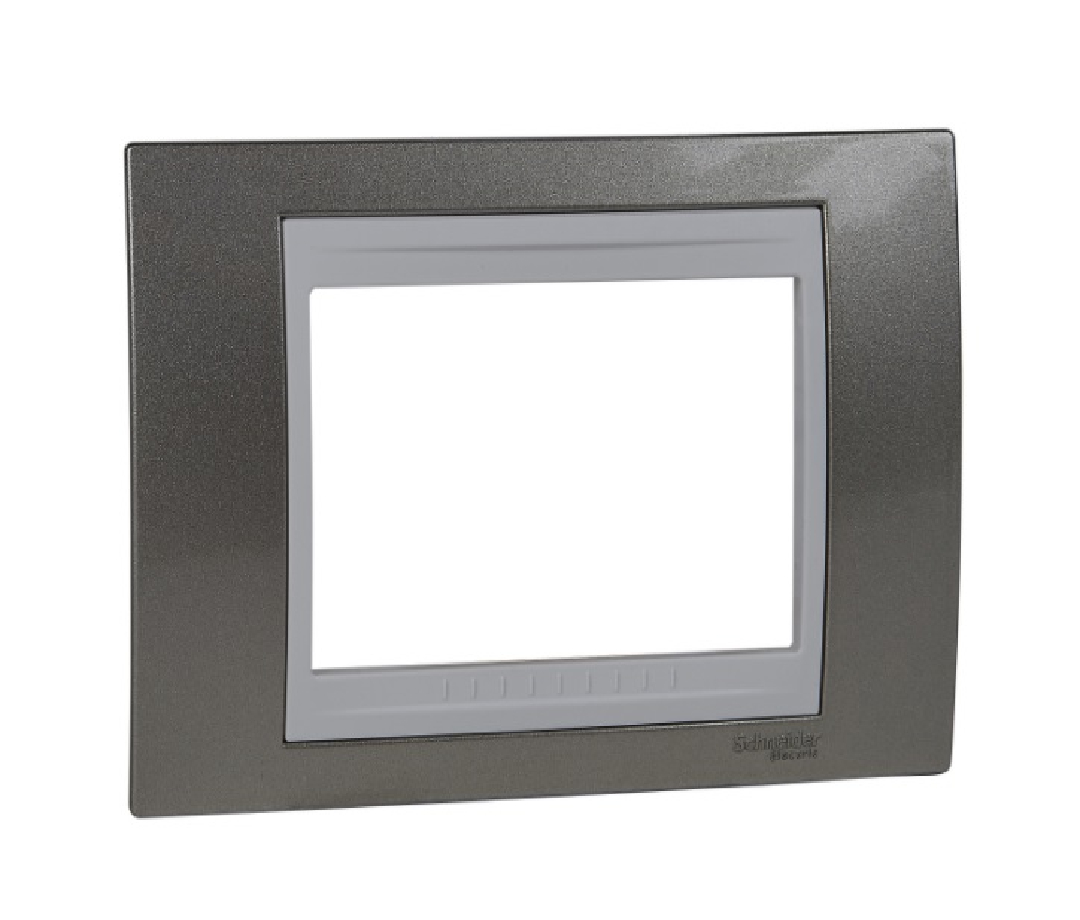 Cover Frame (3 modules) - Light Gray/White - AZenergy