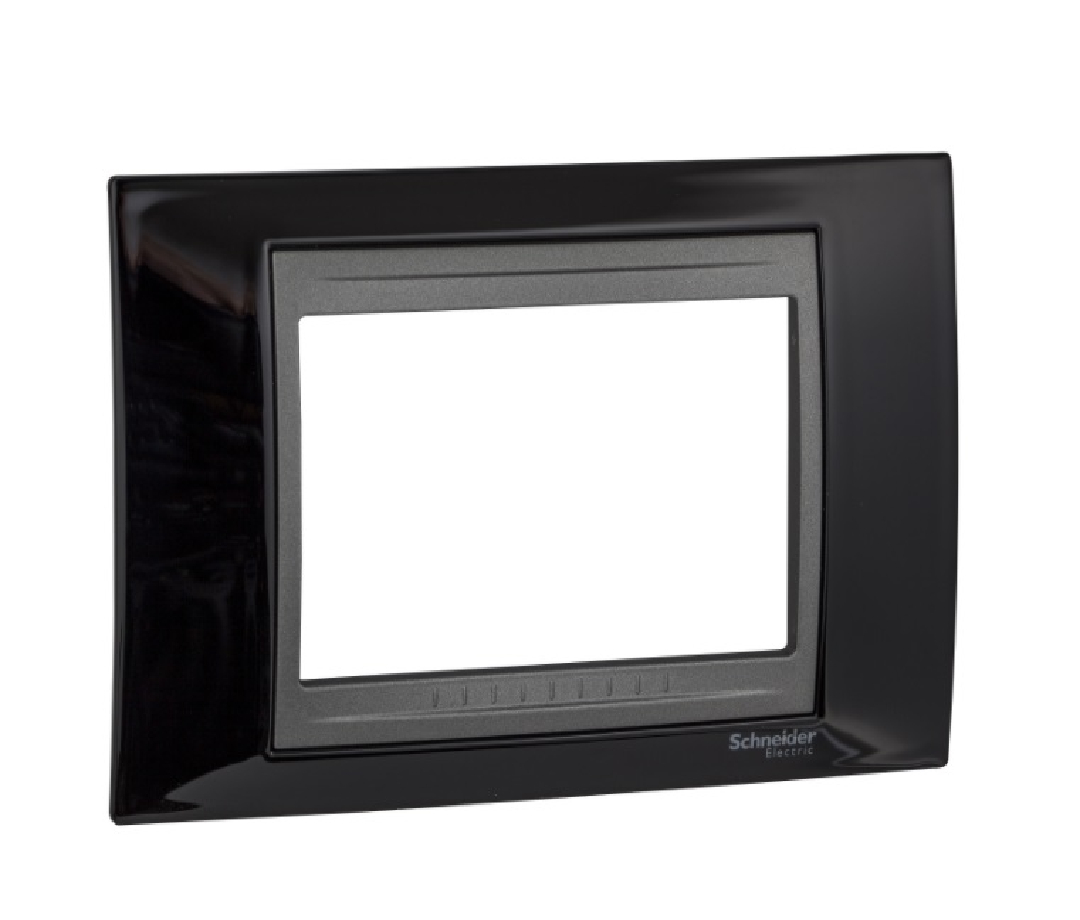 Metal Cover Frame (3 modules) - Rhodium Black/Graphite - AZenergy