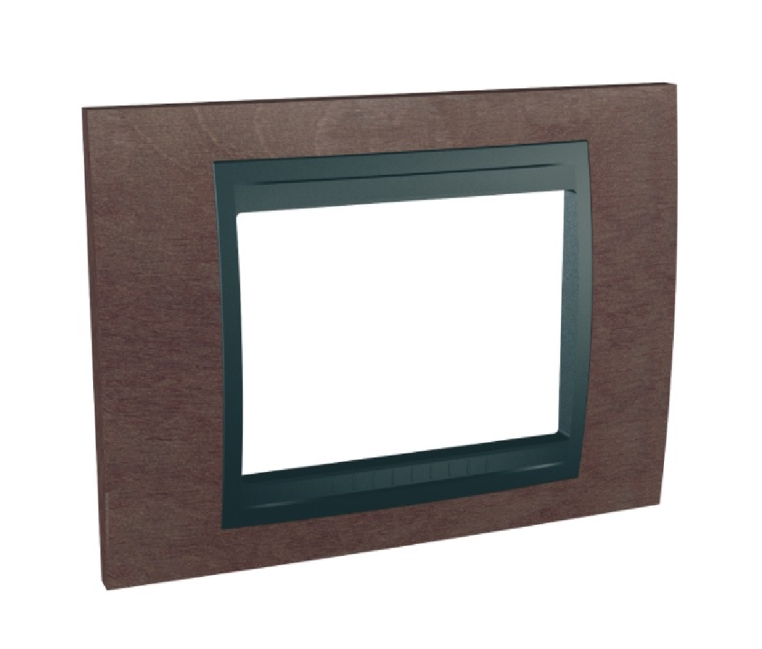 Metal Cover Frame (3 modules) - Tobacco/Graphite - AZenergy